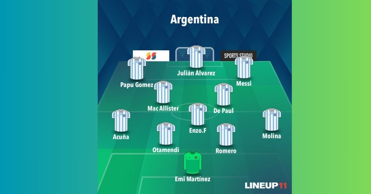 Argentina vs Australia National Football Team Lineup